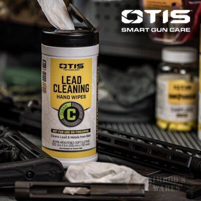 Otis Lead and Heavy Metals Cleaning HAND WIPES 40-count Canister FG-40C ...