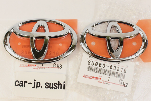 TOYOTA Genuine EMBLEM GT86 FT86 FR-S FRS 86 ZN6 FRONT REAR SET BADGE ...