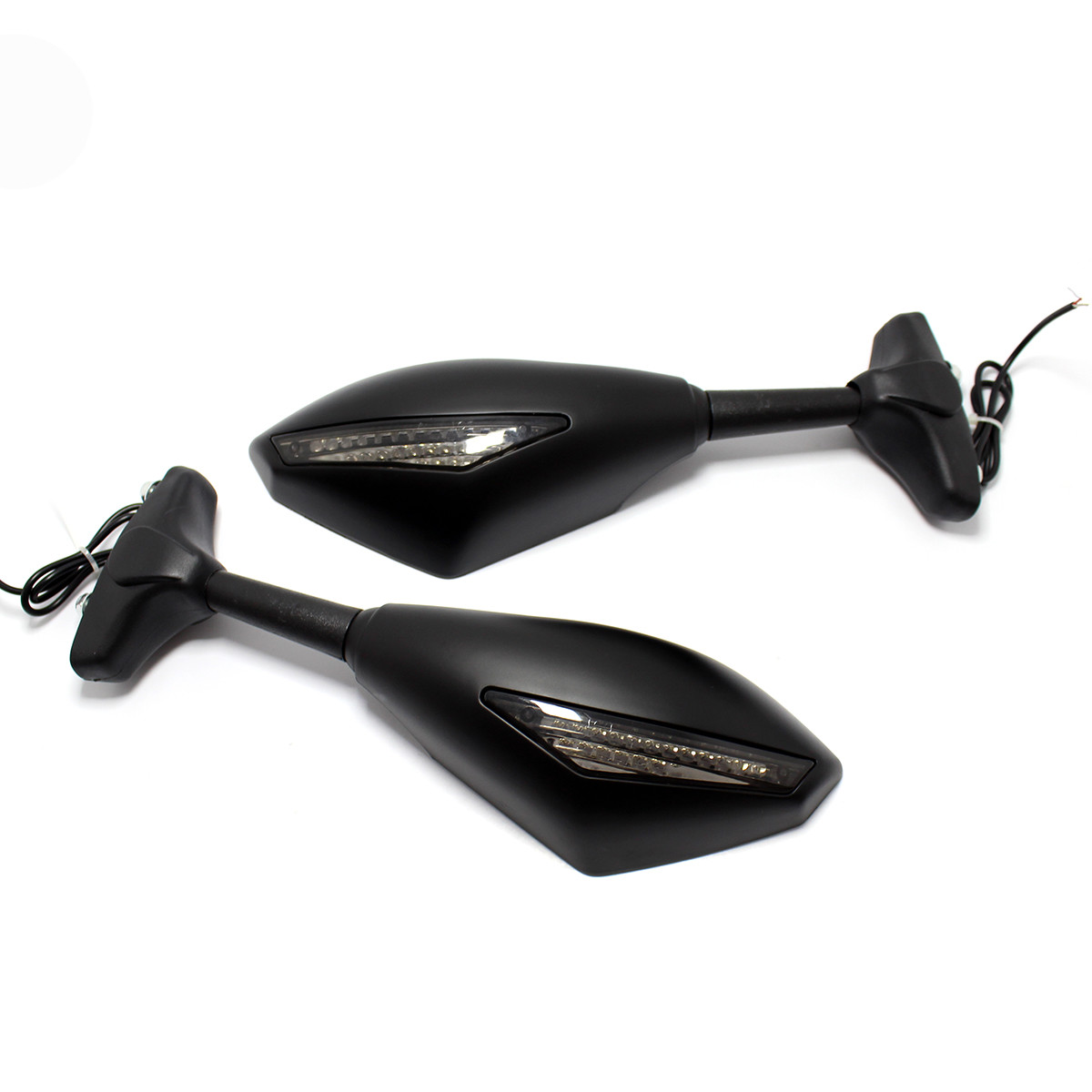 Yamaha FZ6R YZF R6 R6S 600 FZ R600 1000 Motorcycle Mirrors LED Turn ...