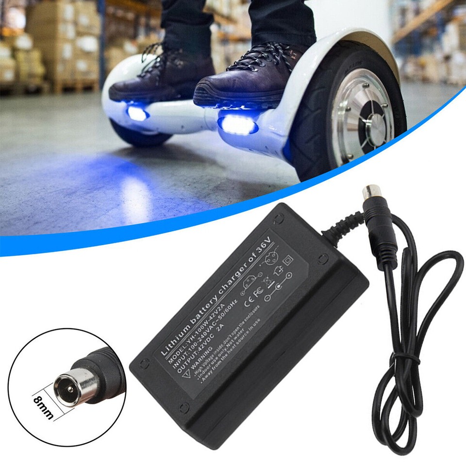 42V 2A Charger For Bird Lime-S Spin Xiaomi m365 Pro Segway Ninebot ES4 ...
