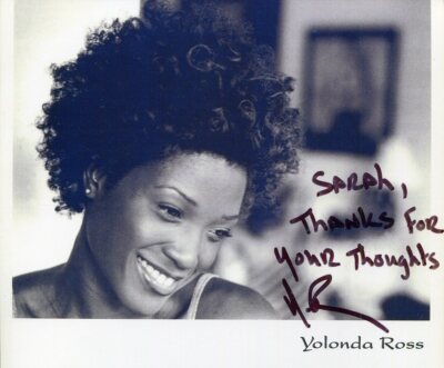 Yolonda Ross The Chi Antwone Fisher The Get Down Signed Autograph Photo ...