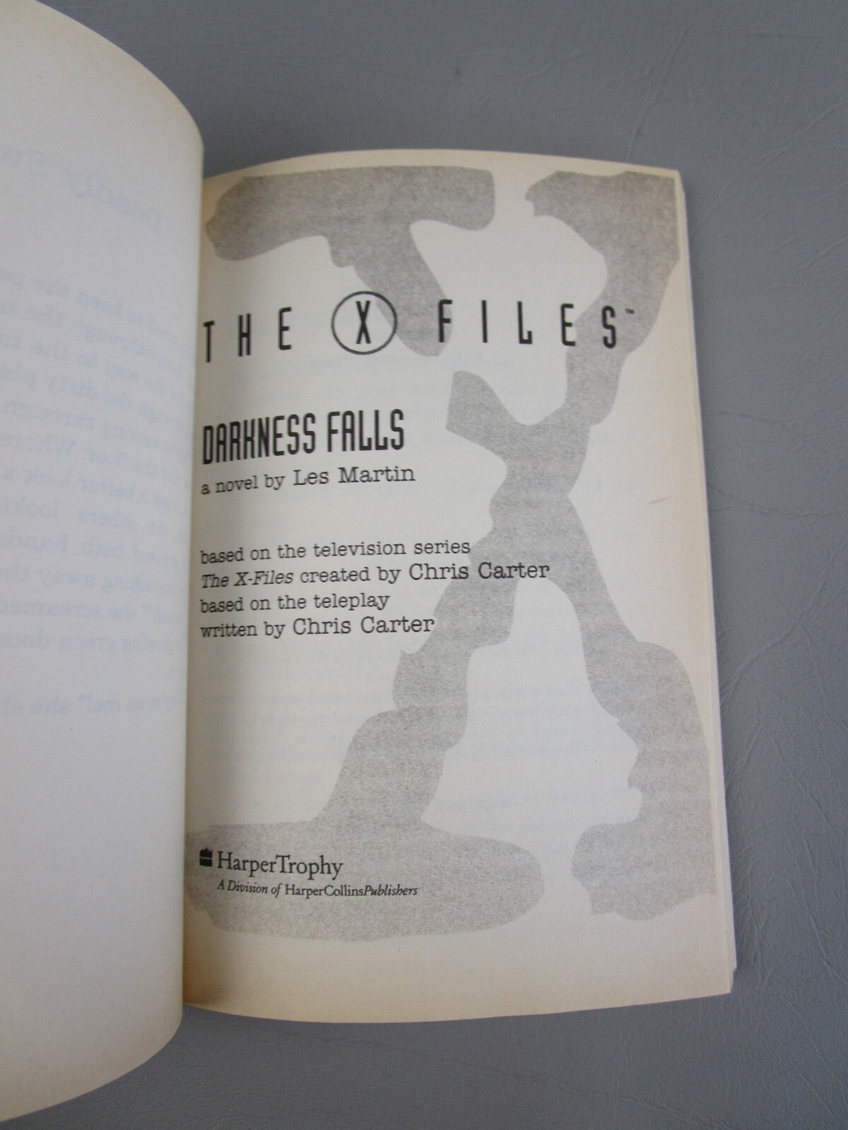 Darkness Falls: A Novel by Les Martin (Paperback, 1989) X Files ...