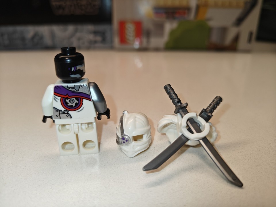 NEW Ninjago White Nindroid Sentry General Cryptor Custom Lego ...