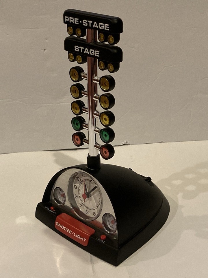 Drag Racing Christmas Tree Lighted Thermometer Sound Tabletop Alarm ...