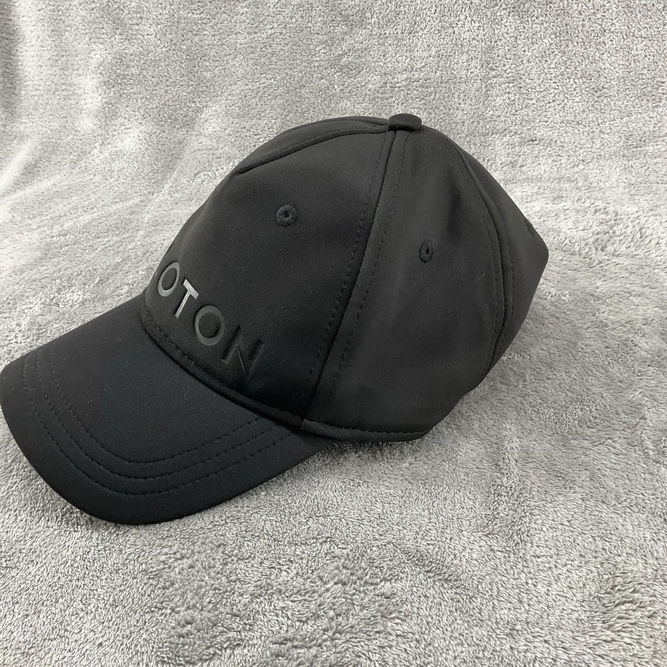 Peloton Baseball Cap Hat Black Out OS Red Strap Workout Active ...