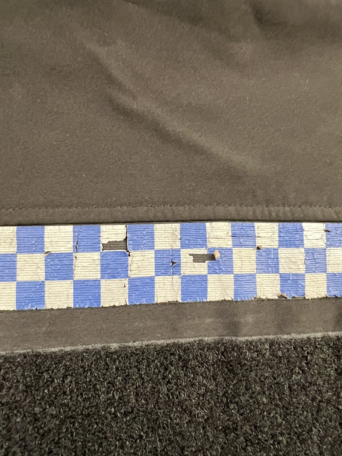 Ex Police Black Softshell Chequered Reflective Security Film Theatre ...