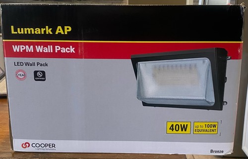Lumark WPMLED10B Outdoor LED Wall Pack Light Dedicated 4000K CCT 4800 ...