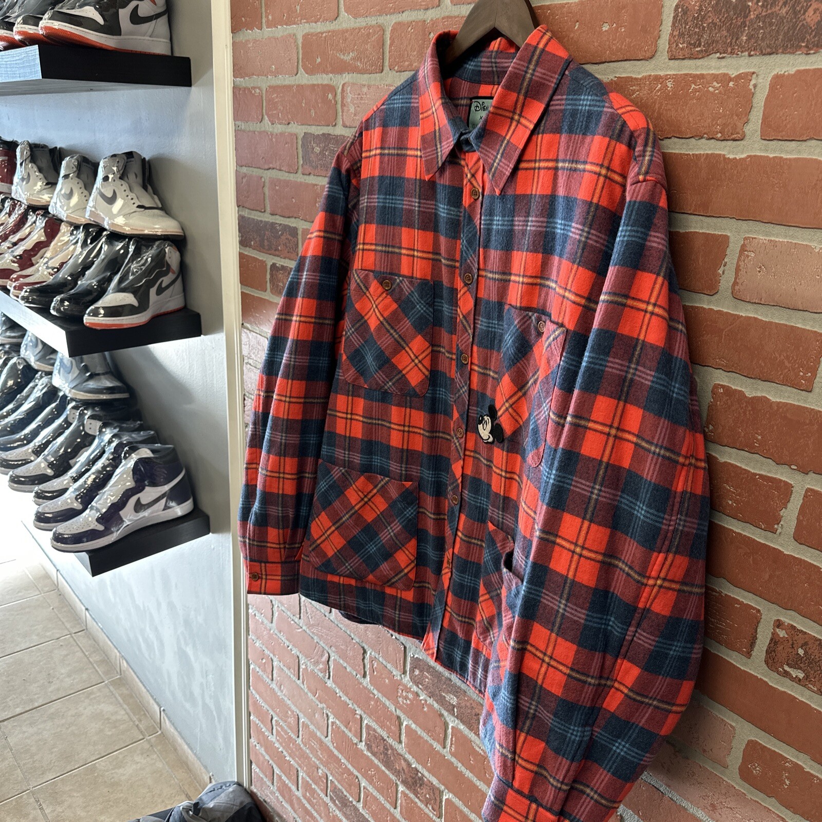 100% Authentic Disney x Gucci Flannel Mickey Mouse Sz… - Gem