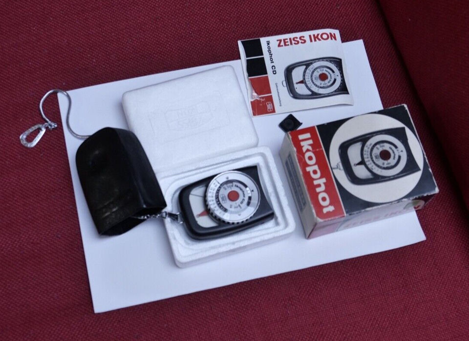 Esposimetro Zeiss Ikon Ikophot CD a batteria, confezione completa con ...