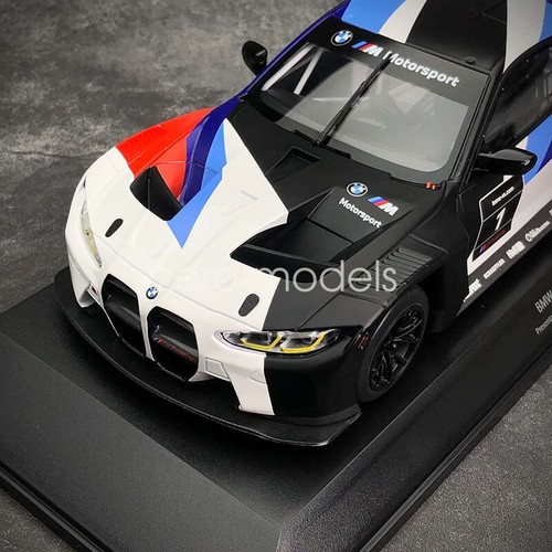 MINICHAMPS 1/18 scale BMW M4 GT3 GTD PRO #1 Diecast Model Display toys ...