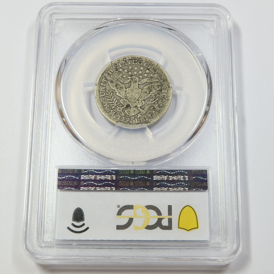 1913 S PCGS G4 - SILVER Barber Quarter - 25c US Coin #45996A | eBay