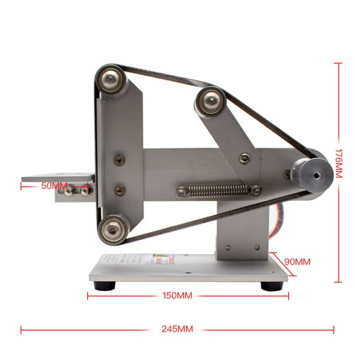 Mini Belt Sander 360W Electric Polishing Grinding Belt Machine 30x533MM ...