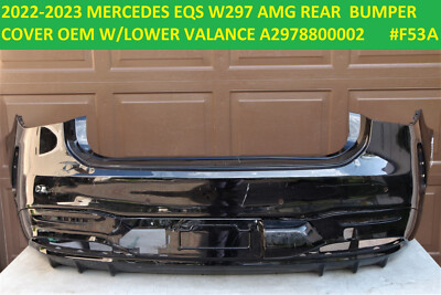 2022-2023 Mercedes-Benz EQS W297 Rear Bumper Cover AMG w/ Lower Valance ...