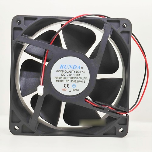 New RUNDA RD1238B24VH-S DC24V 1.90A 2 wire cooling fan *ss | eBay