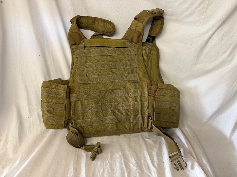 Eagle Industries Khaki Plate Carrier -S/M w/ Soft Armor | eBay