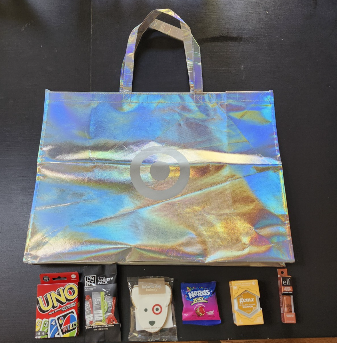 2025 Target Black Friday Swag Bag with contents & Bullseye Cookie ...