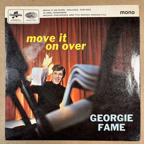Georgie Fame - Move It On Over - OG UK Columbia 7" 45 EP - Centre ...