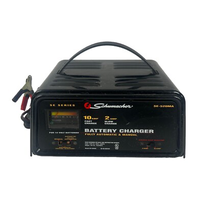 Schumacher SE-520MA 10/2 Amp Dual Speed Battery Charger Tested & Works ...