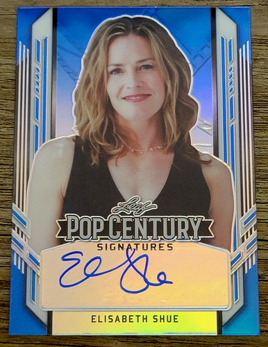 2021 Leaf Pop Century Elisabeth Shue Autograph Blue 7/25 Made | eBay