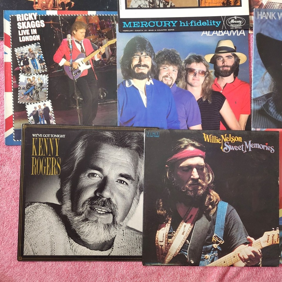 Vinyl Record Lot of 30 Country Southern Rock Pop 70s 80s 90s Lps 12" LP ...