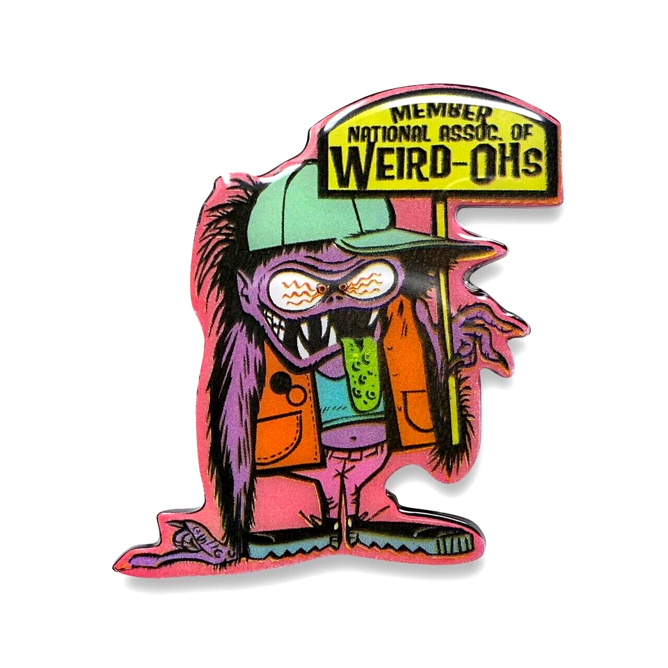 Weird-ohs • NATIONAL MEMBERSHIP Collectible Pin • Hot Rods • Retro ...