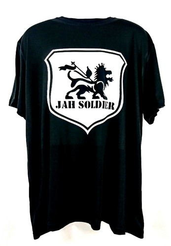 Jah Soldier T Shirt Mens Size XL Rasta Rastafari SOJA Haile Selassie ...