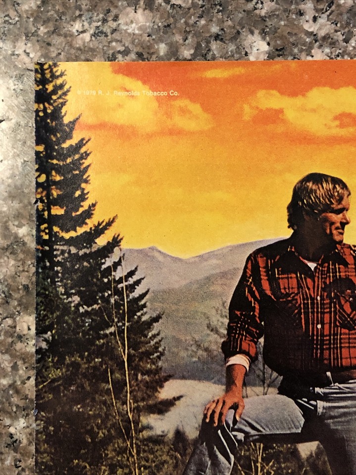 1979 Winston Cigarettes PRINT AD Lumberjack - When Taste Grows Up VTG ...