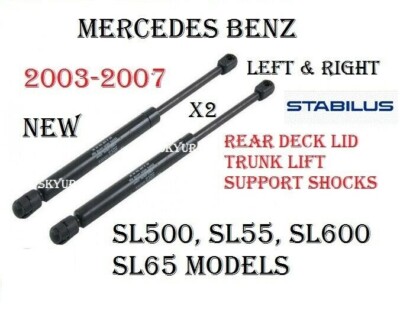 Trunk Lid Lift Support Shocks Struts SET For Mercedes W230 SL500 SL55 ...