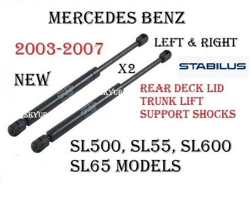 Trunk Lid Lift Support Shocks Struts SET For Mercedes W230 SL500 SL55 ...