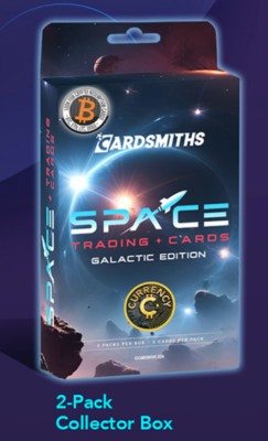 Cardsmiths SPACE Trading + Cards Galactic Edition 2-Pack Collector Box ...