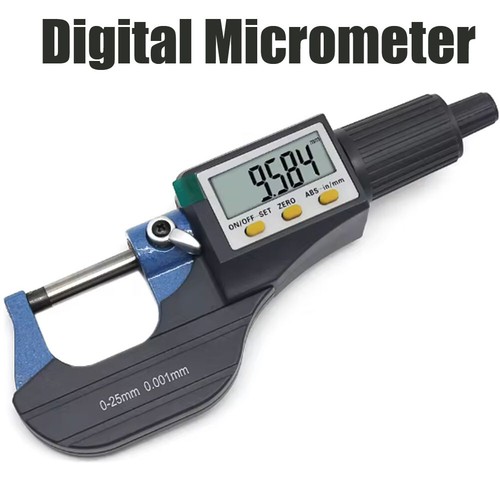 0-25 mm Digital Outside Micrometer 0.001 mm Electronic Micrometers ...