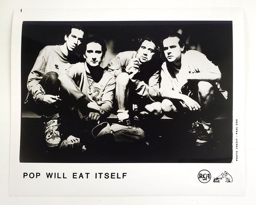 1990s Pop Will Eat Itself UK Alt Indie Industrial Rock Band Vtg Press ...