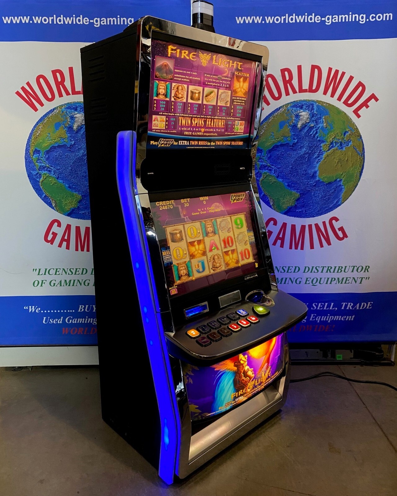 Aristocrat Mark VII Viridian Widescreen Fire Light | eBay