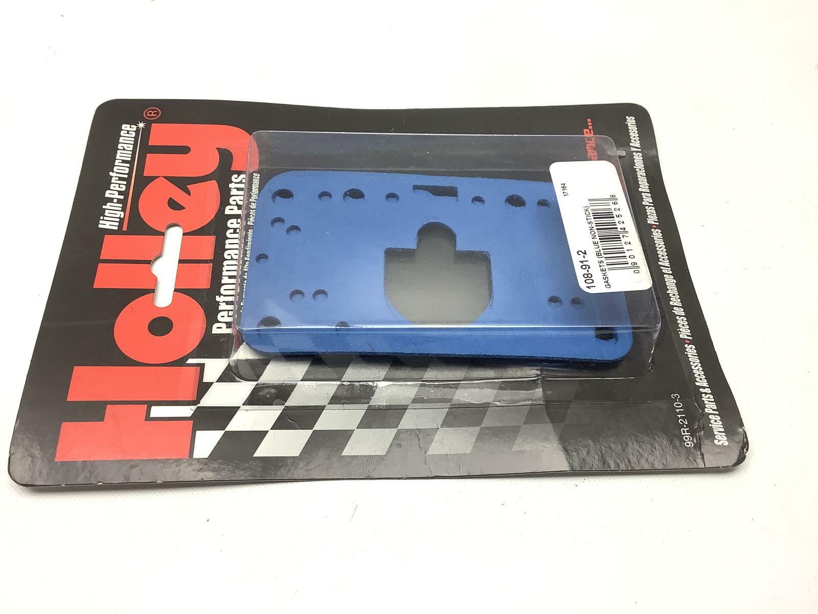 Holley 108-91-2 Blue Non Stick Carburetor Metering Block Gaskets | eBay