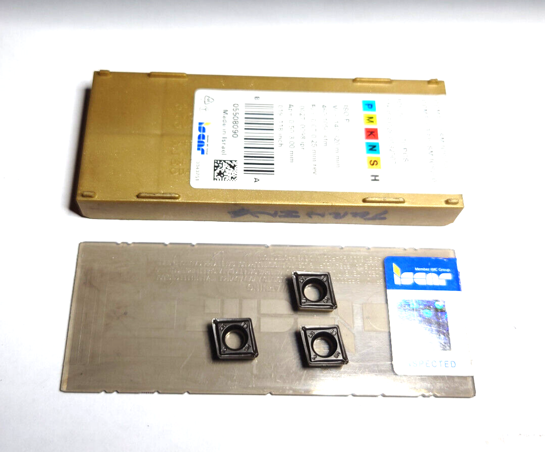 3 ISCAR CCMT 09T308-SM TURNING INSERT GRADE IC8250 ISO-Turning 5508090 | eBay