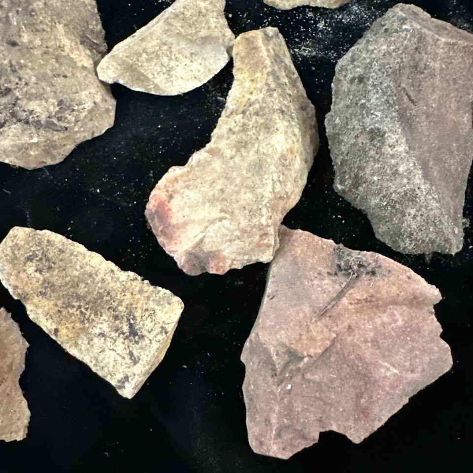 Native American Artifacts Chiseled Chert & Broken Artifacts Lake ...