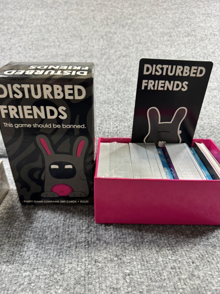 Disturbed Friends Party Card Game 21+ This Game Should Be Banned New ...