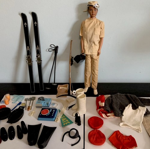 Vintage Straight Leg Ken Doll And Accessories Lot | eBay