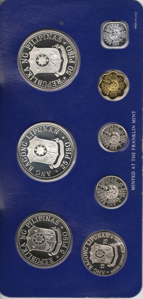 Philippines Coffret Franklin Proof Set année 1975 | eBay