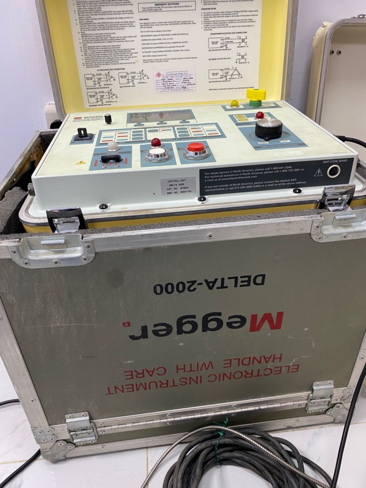 Megger Biddle Delta-2000 10-kv Automated Insulation Test Set cat no ...