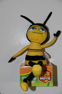 Bee Movie BUZZING BARRY B. BENSON THE BEE Plush Stuffed Animal - Yellow ...