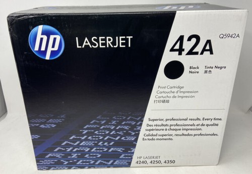 HP 42X High Yield Original LaserJet Toner Cartridge - Black (Q5942X ...