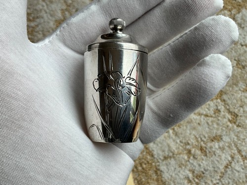 Vintage 950 Sterling Japan Shichisei Sake Nesting Shot Glass 3pc Urn ...