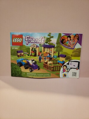 LEGO Friends 41361 Mia's Foal Stable Instruction Guide MANUAL ONLY | eBay