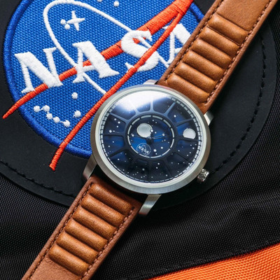Xeric NASA Apollo 15 American Blue Moon Watch Never Worn Mint Cond TMI ...