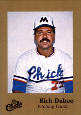 1986 Memphis Chicks Time Out Sports #6 Rich Dubee East Dennis ...