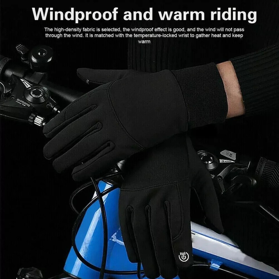 Winter Gloves Waterproof Thermal Touch Screen Thermal Windproof Warm ...