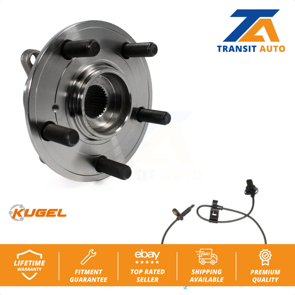 Front Wheel Hub Bearing Sensor Kit For 11-17 Honda Odyssey 3.5L with 4 ...