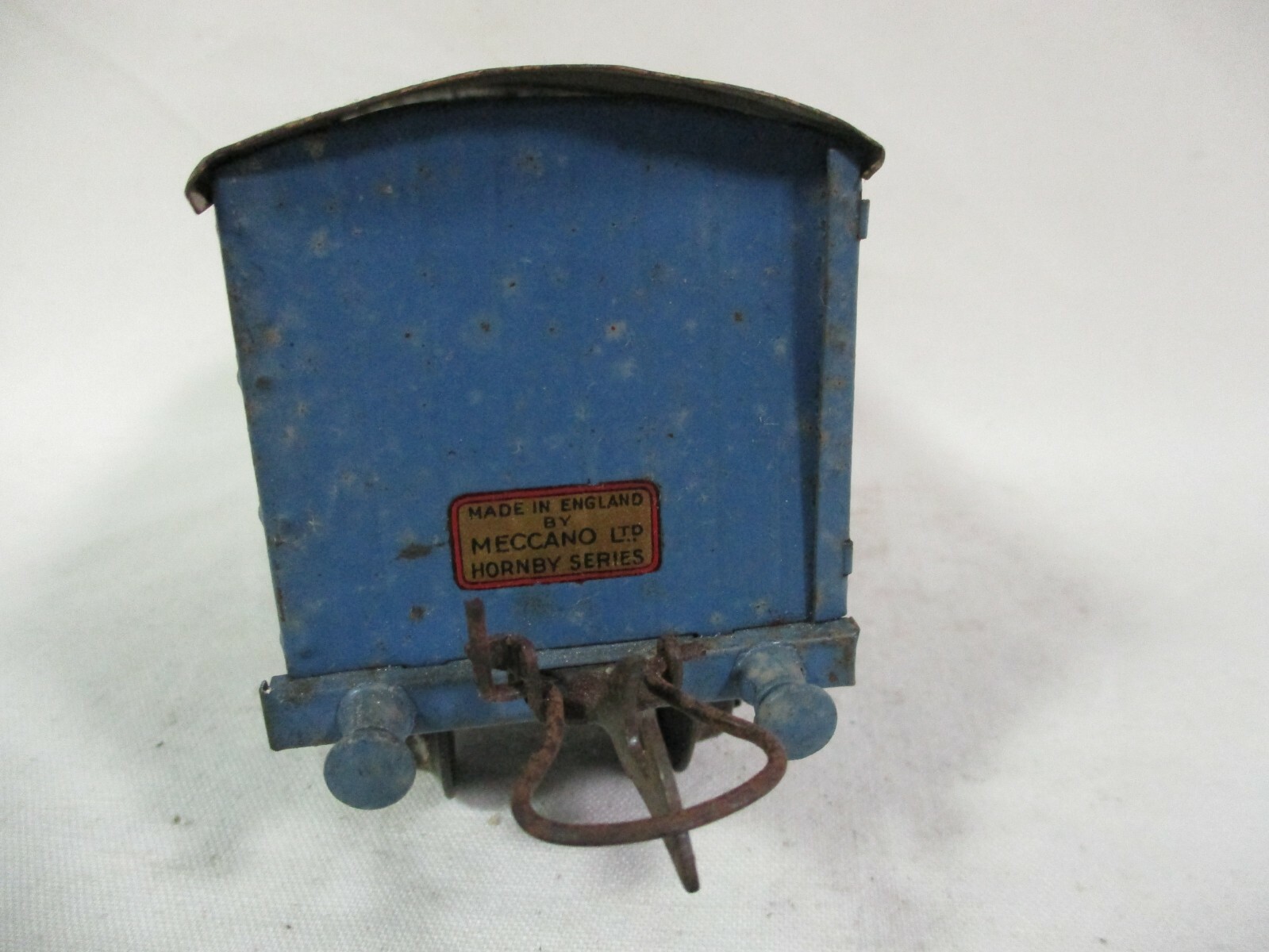 Hornby No 1 Blue Milk Traffic Van O Gauge Model Railway Freight Train ...