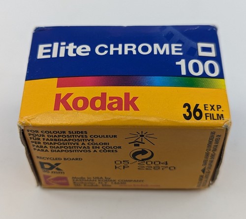 [NOS] Kodak Color Slide 35mm Film Elite Chrome 100 - 36 Exp. Expired 05 ...